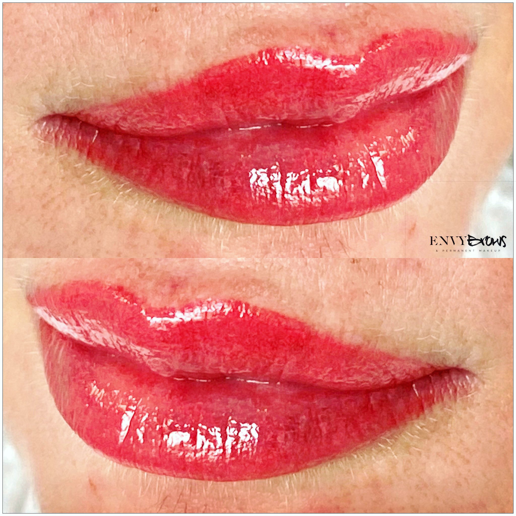 Permanent Makeup Lips Healing