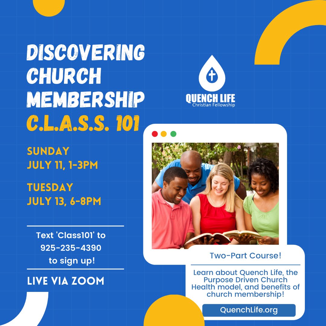 Class101discoveringchurchmembership