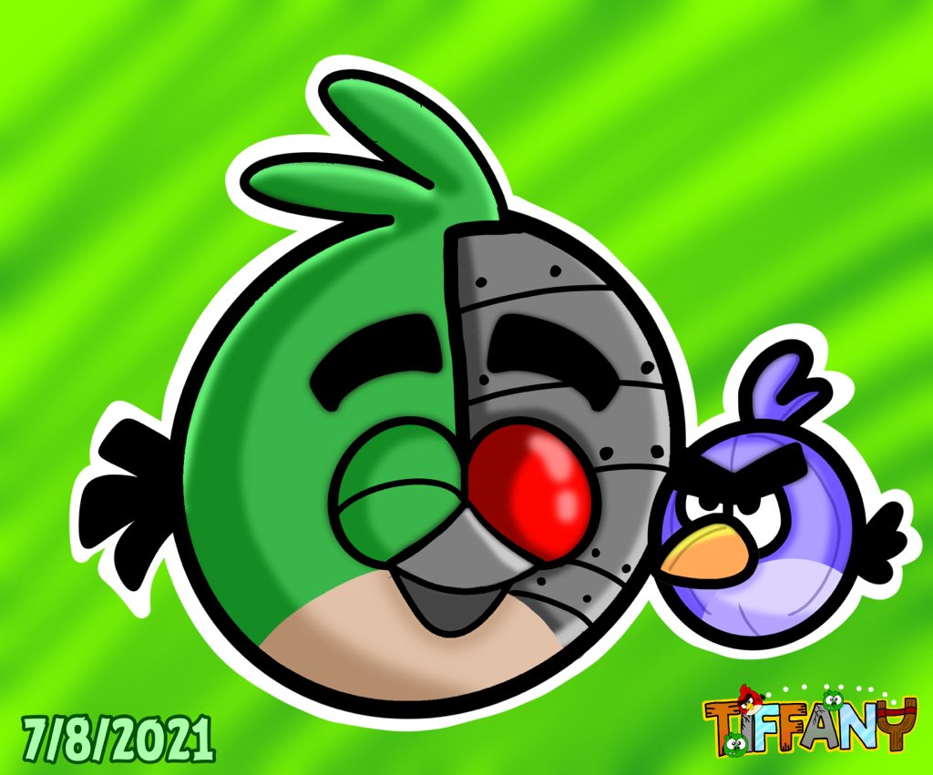 Angry Birds Space Green Bird Plush