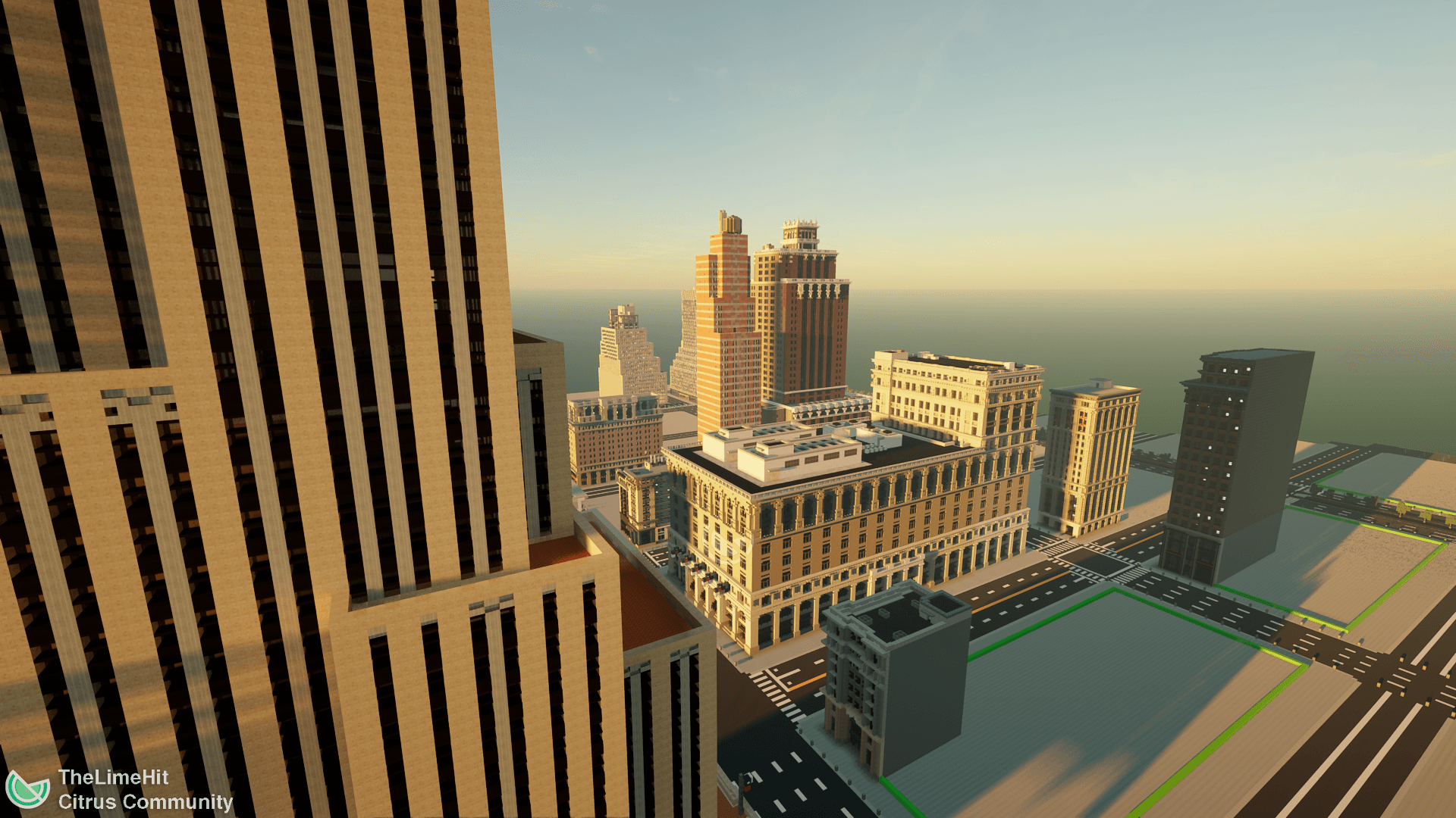 Minecraft New York Skyline