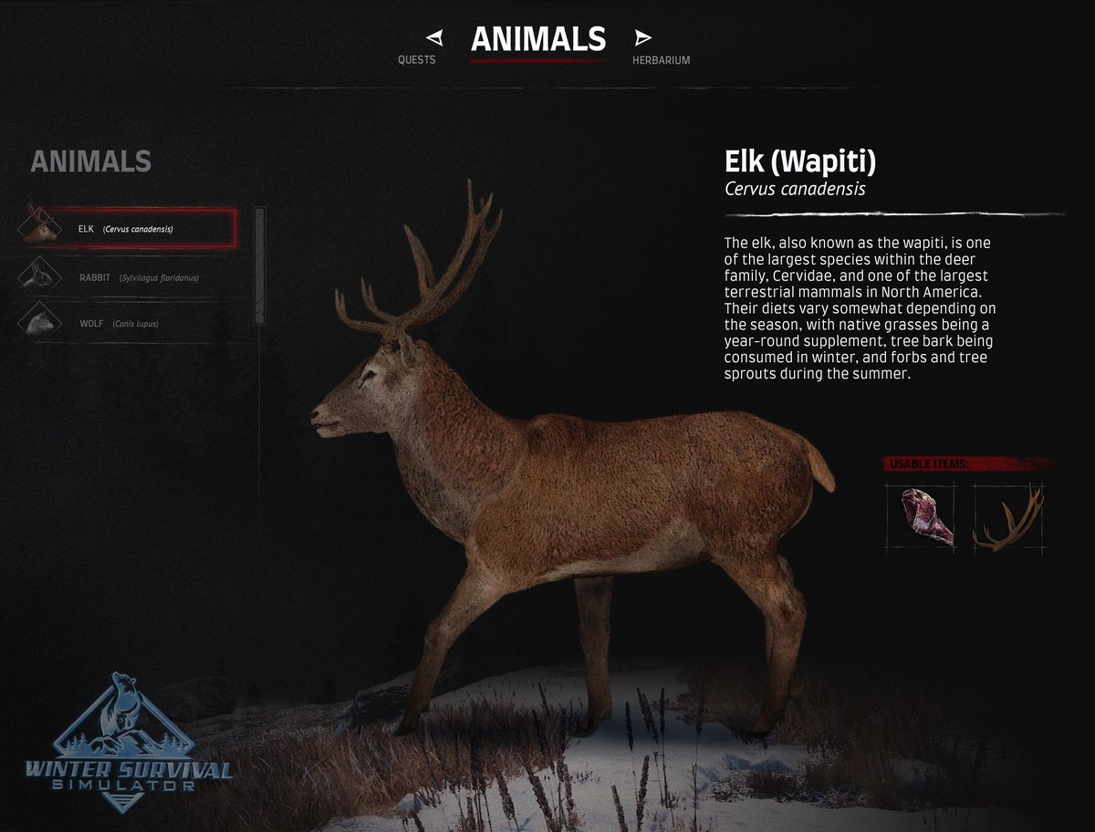 We have added an animal codex to the game to keep track of animals you ...