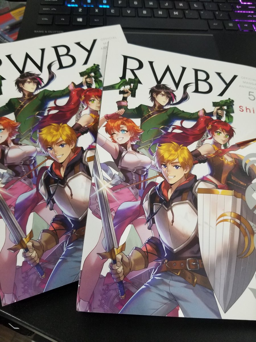 「Eeeyyyy my copies finally arrived!!! Thanks again, @RWBYMA_H」Mikk🍣の漫画