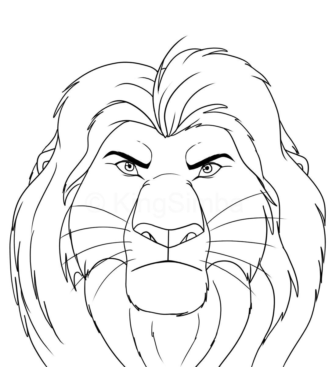 Mufasa Drawing