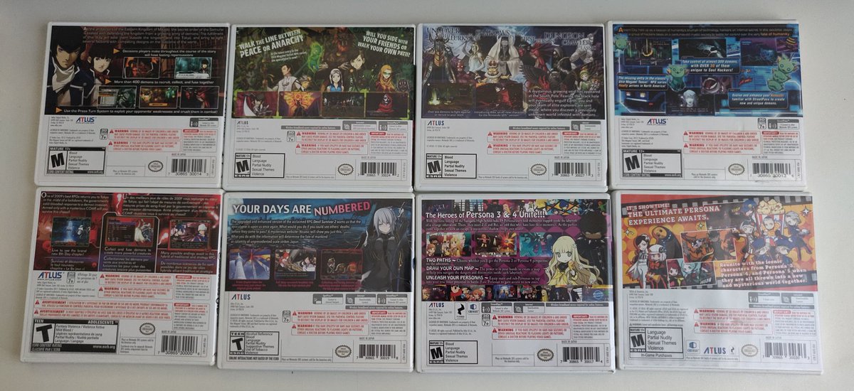 Finally got all the 3DS SMT games. Very happy. : r/Megaten