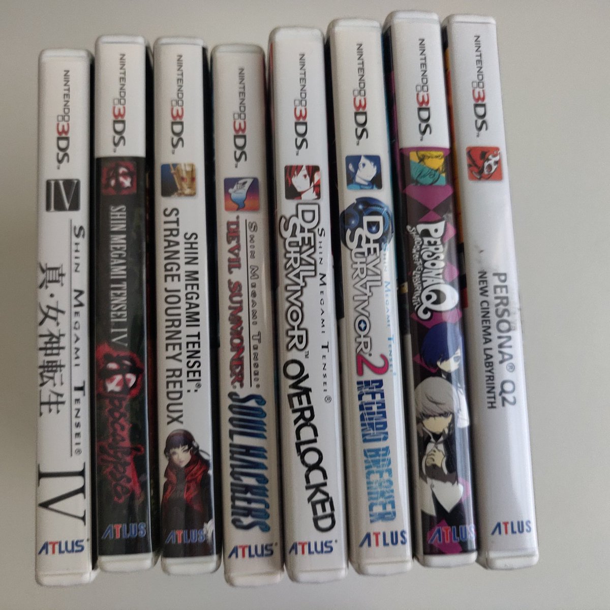 Finally got all the 3DS SMT games. Very happy. : r/Megaten