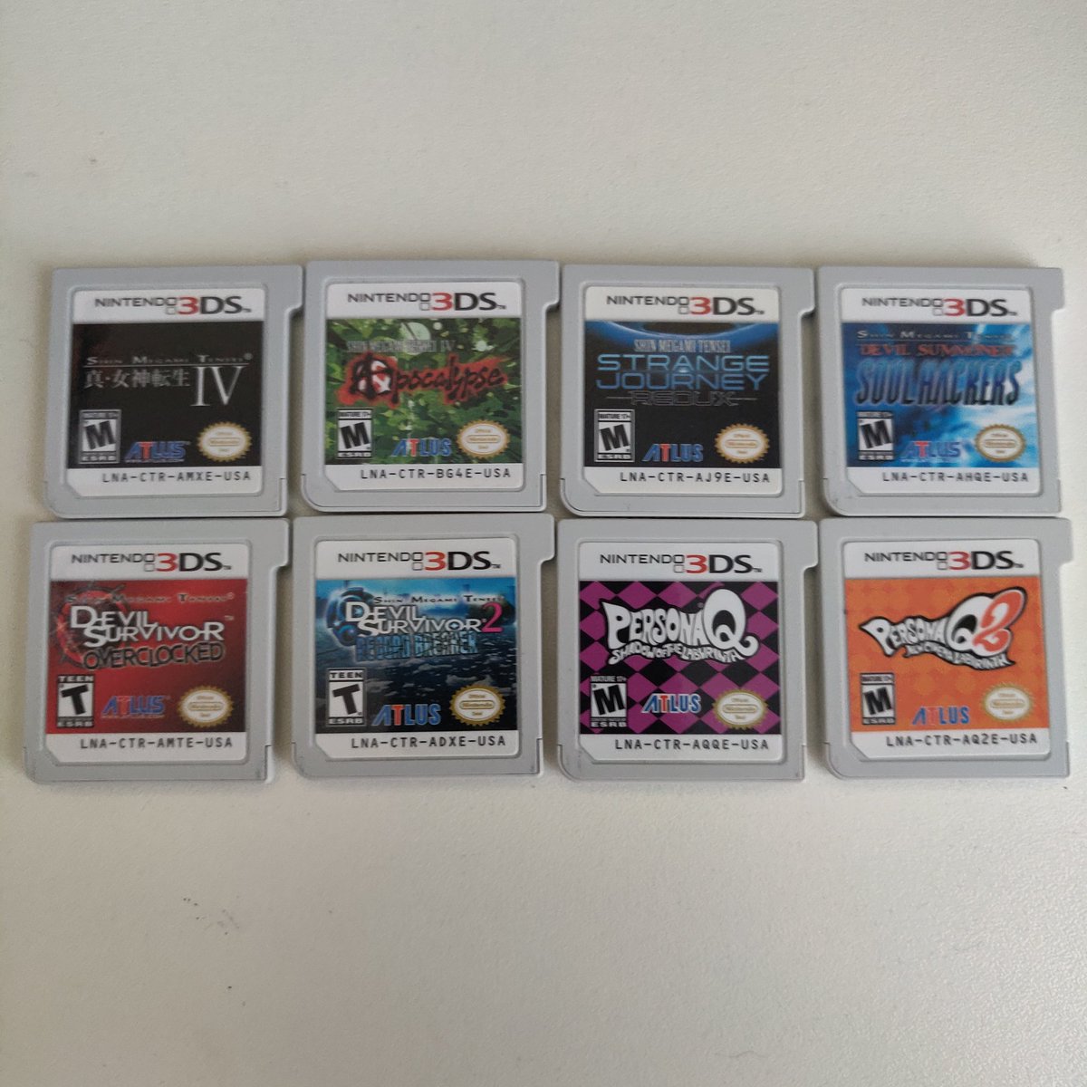 Finally got all the 3DS SMT games. Very happy. : r/Megaten