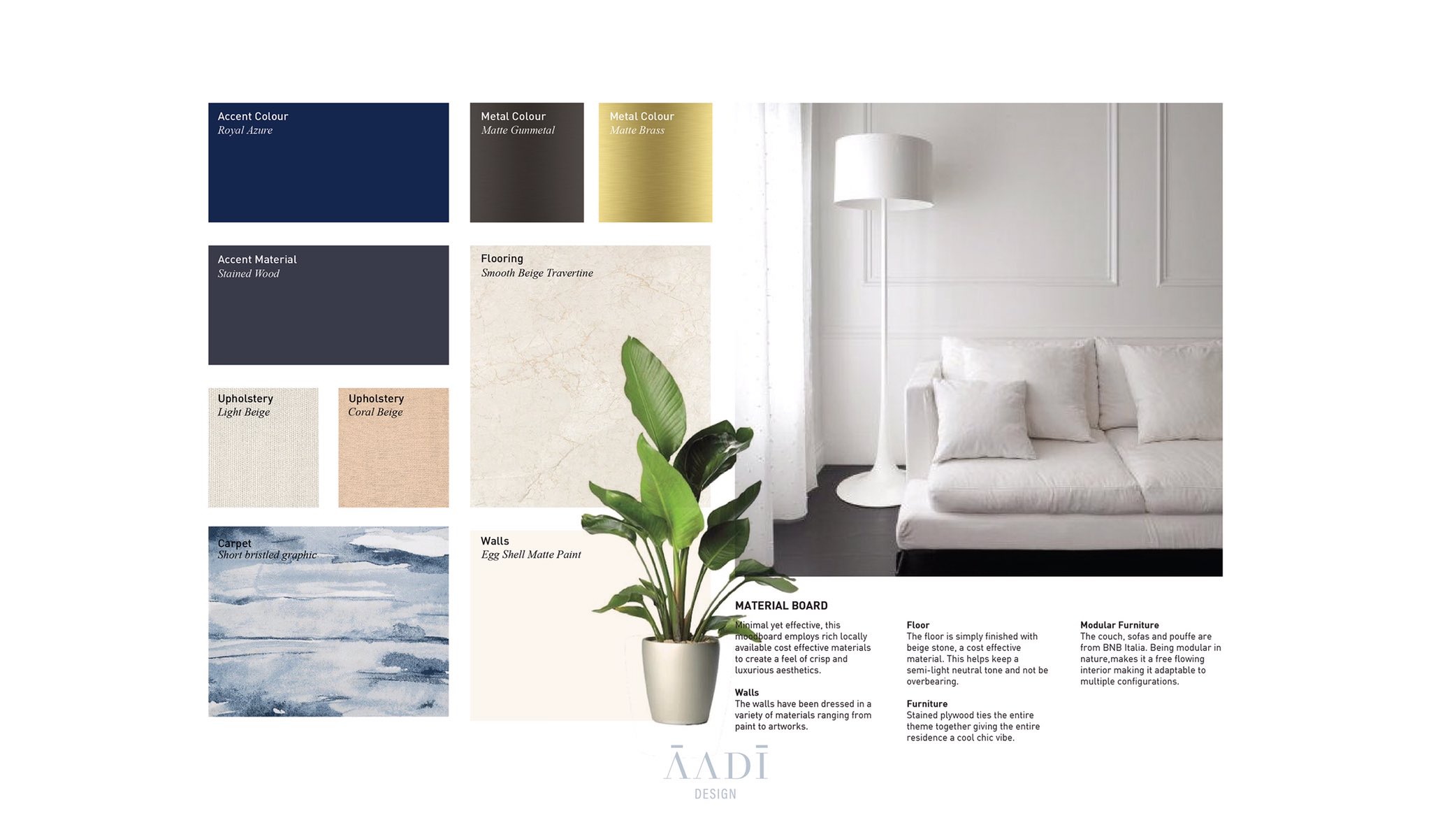 Interior Design Material Board