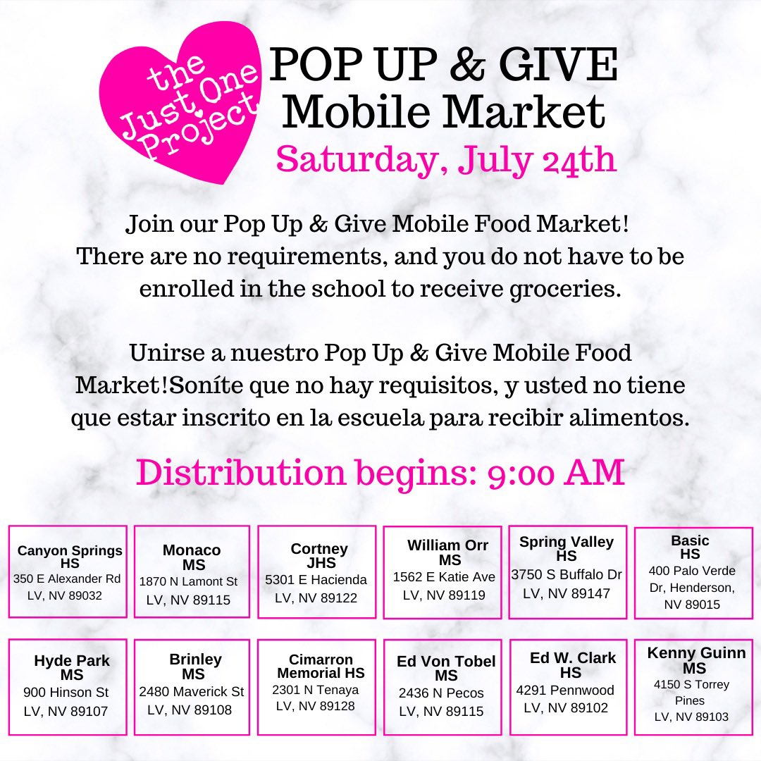 Just One Project – Nevada Volunteers