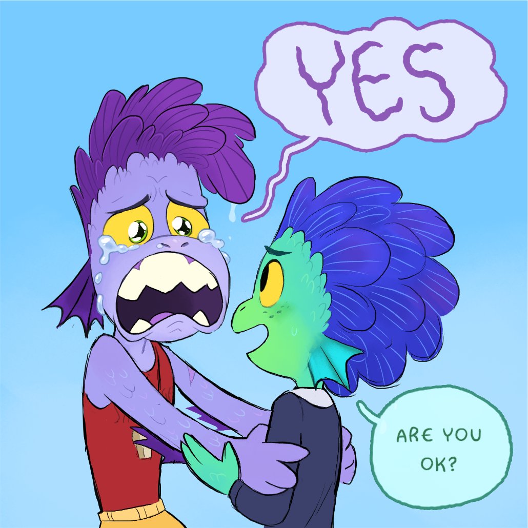 「not posting more luca stuff it all looks like this 」🌻 Hiro 🌻の漫画