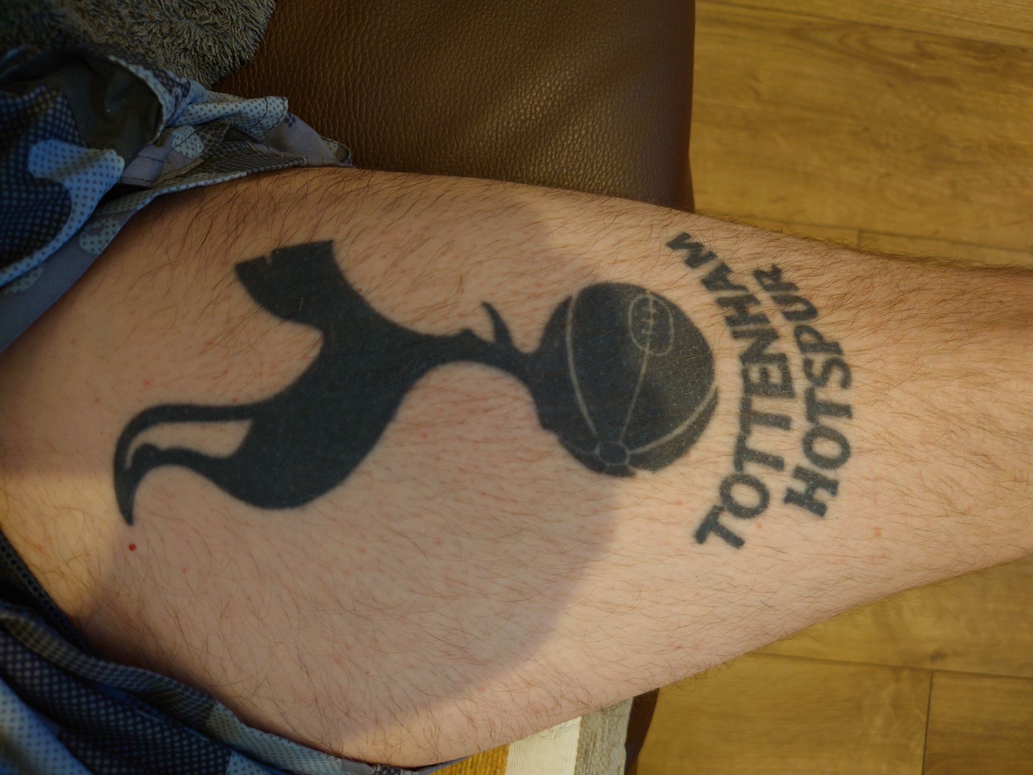 Tottenham Leg Tattoos
