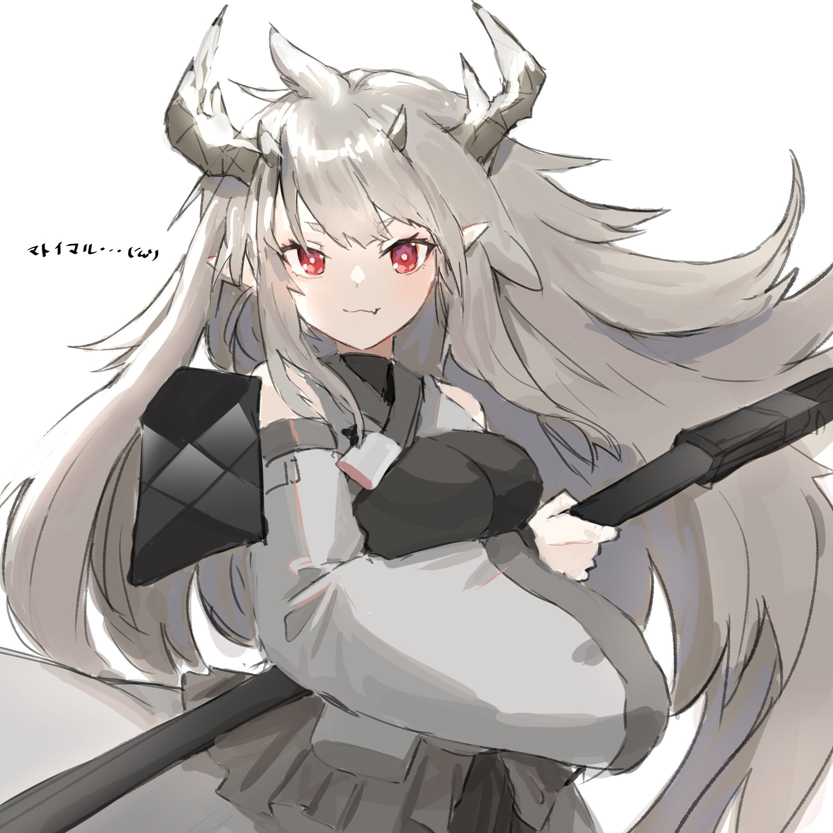 Horn/wood on Twitter: "('ω')マトイマルrkgk～👹 ('ω')そろそろコーデ来てもいいのよ？ #アークナイツ https://t.co/cQJWxx45NH ...