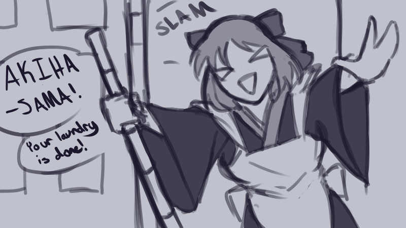 「A cursed comic inspired by @Minkyew's not-so-subtle dumbass 」BuskHuskerの漫画