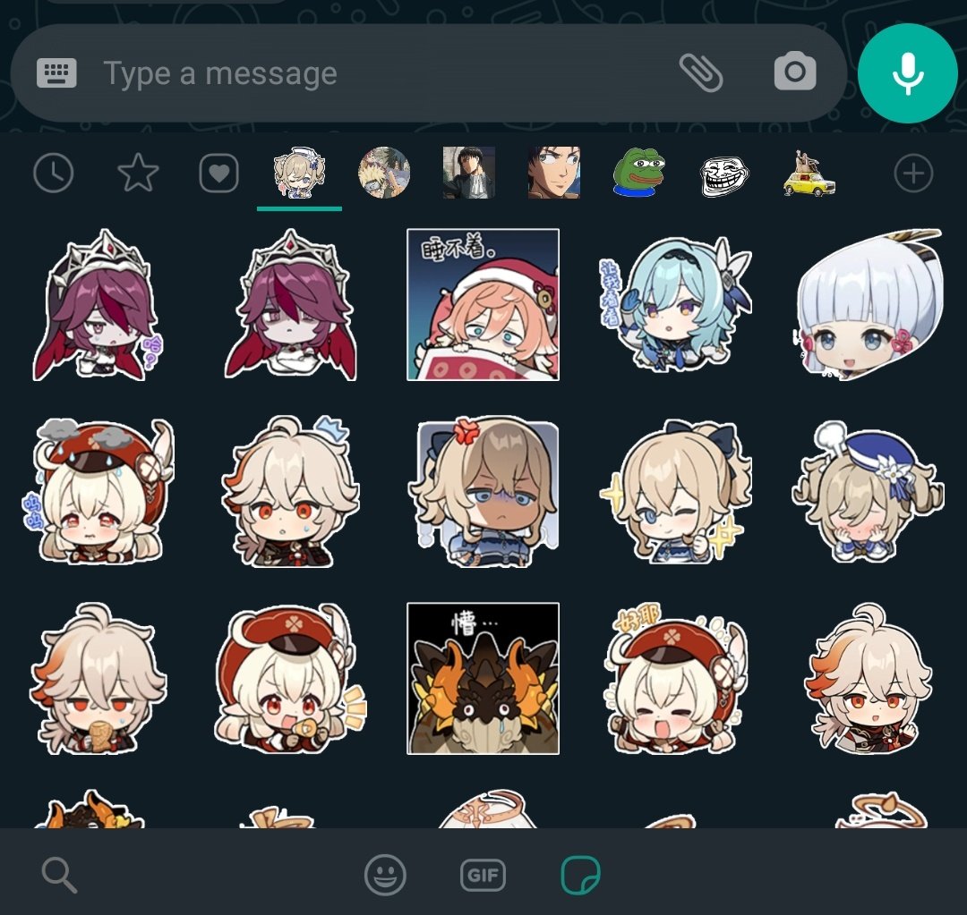Genshin Impact Genshin Impact Winter Stickers Facebook | atelier-yuwa ...