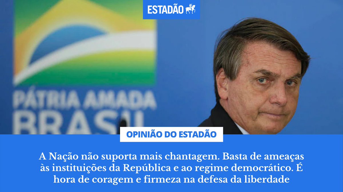 Nos Trends Brasil On Twitter Estadão Em Editorial Estadão Defende