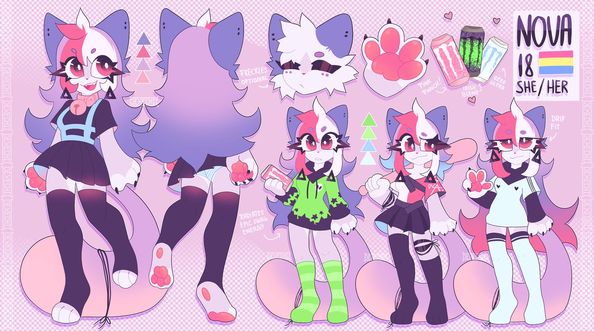 🌷Dex on Twitter: "made a new Novas ref sheet :3 she hella swag now…