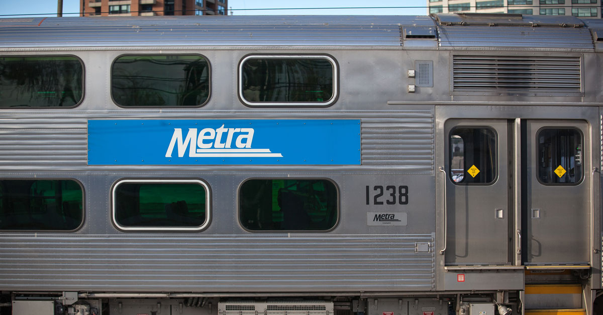 Passenger Train Car Side View