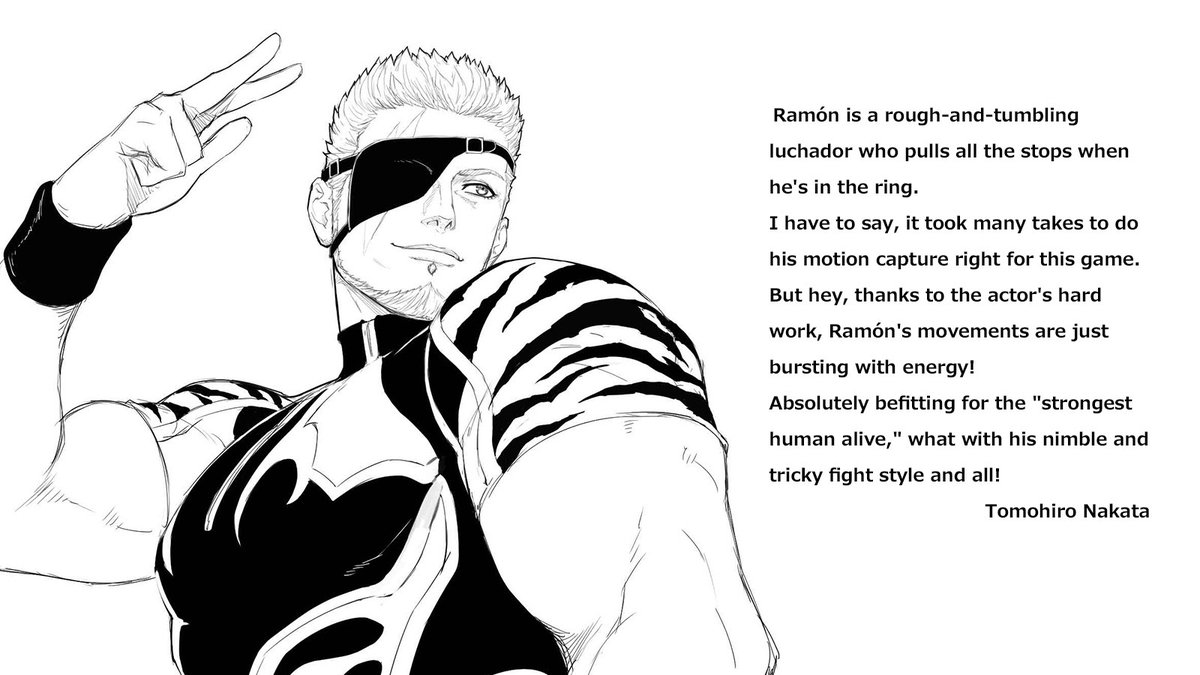 KOFXV Ramon Illustration by Tomohiro Nakata : r/kof