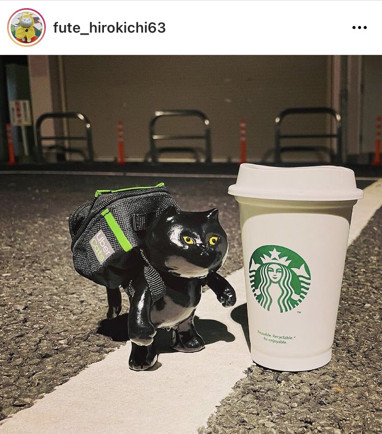 ナガモトマイ / mainagamoto on Twitter: "こよなくフテネコを愛してくださるお客様の投稿にUbereats からコメントが来た😂 #フテネコ #futeneko #お客 ...