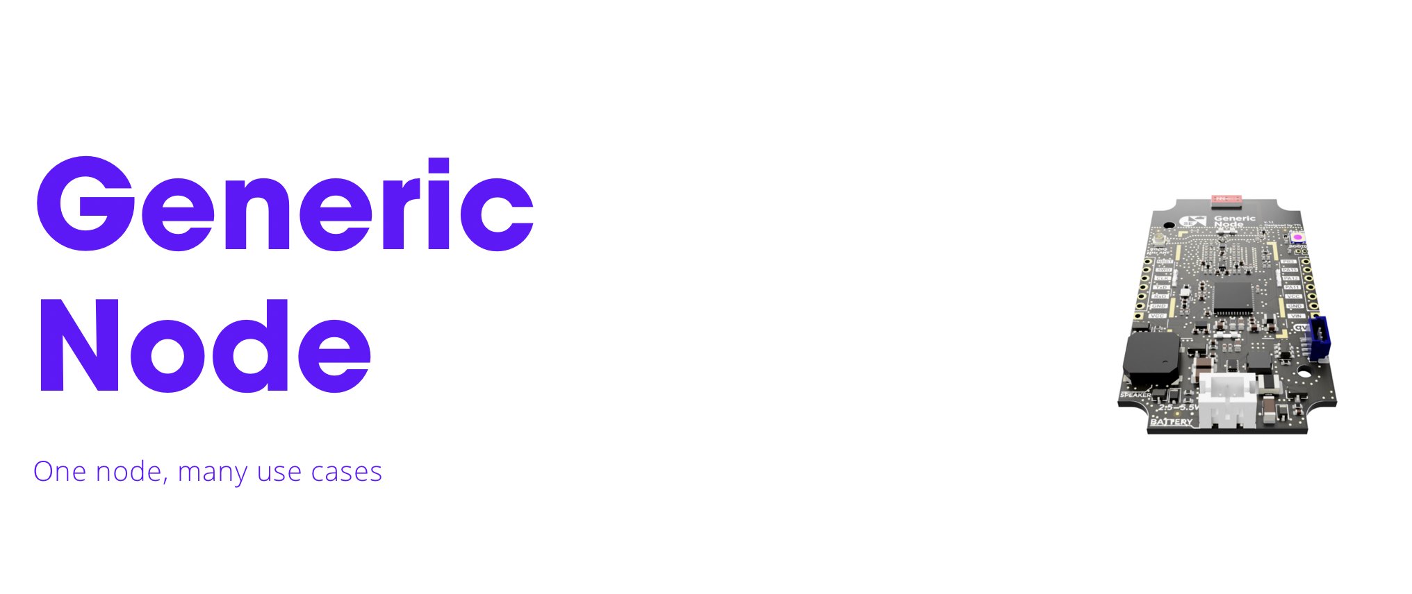 Generic Node on Twitter: "Generic Node design decisions prioritize security, low power and long ...