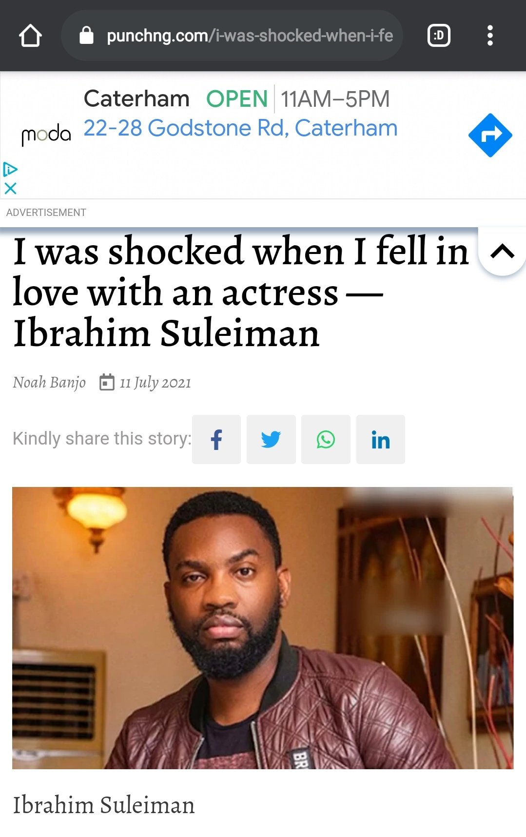 Ibrahim Suleiman on Twitter: "See this lazy and incendiary "journalism" is why I avoid print ...