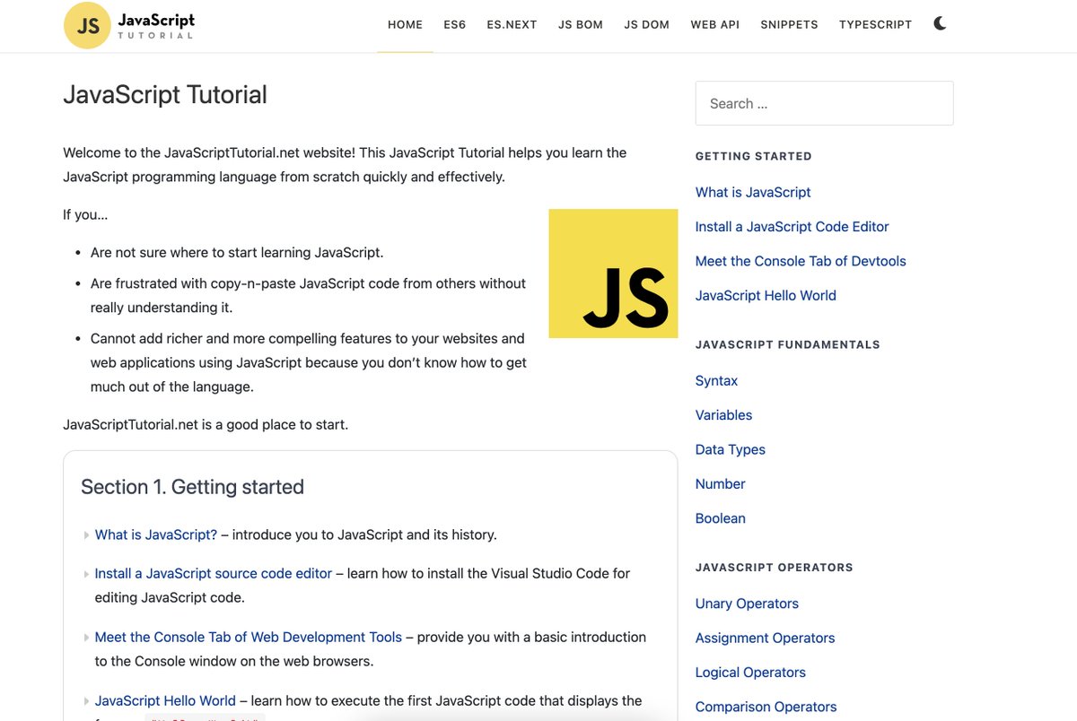 📌 ٦ مصادر مهمة جدا لتعلم ال Javascript للمبتدئين و زيادة و تقوية ...