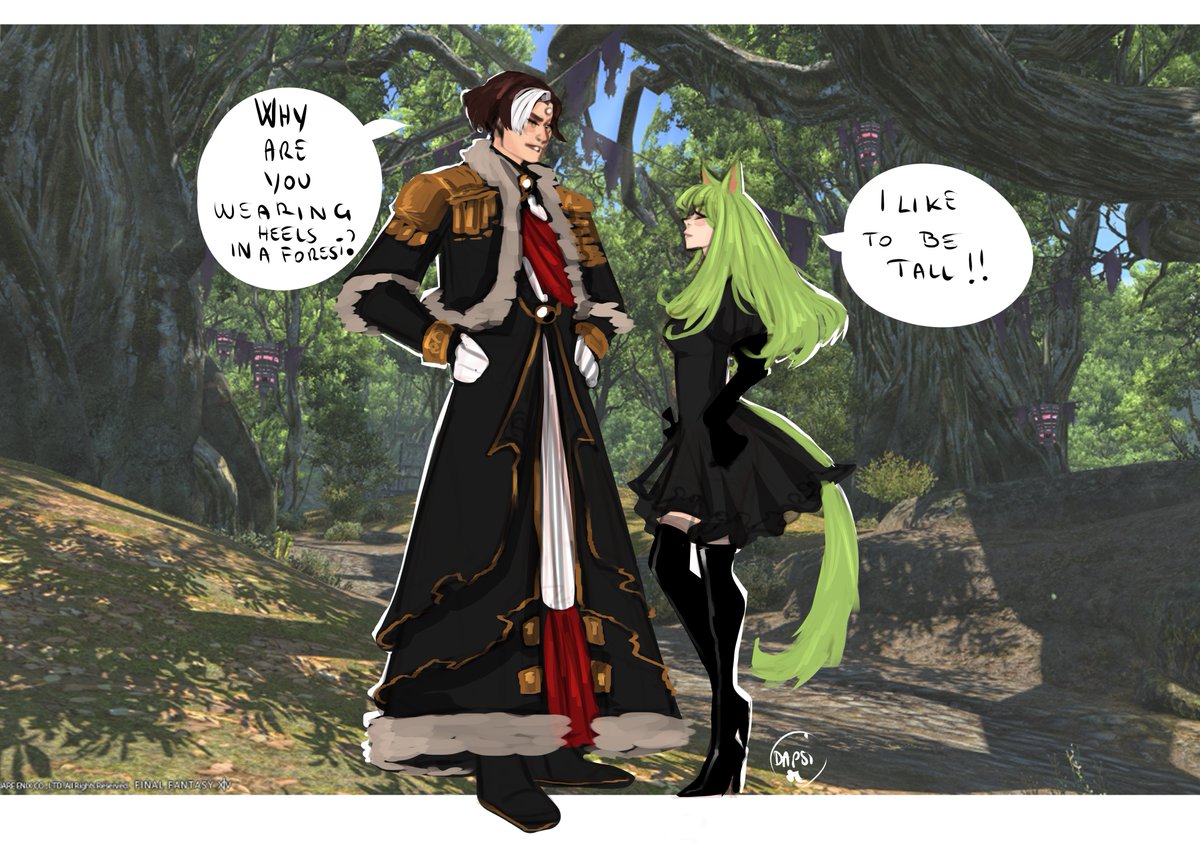 「more and more i think about Azem taller then Emet Selch the 」Alexiel ...