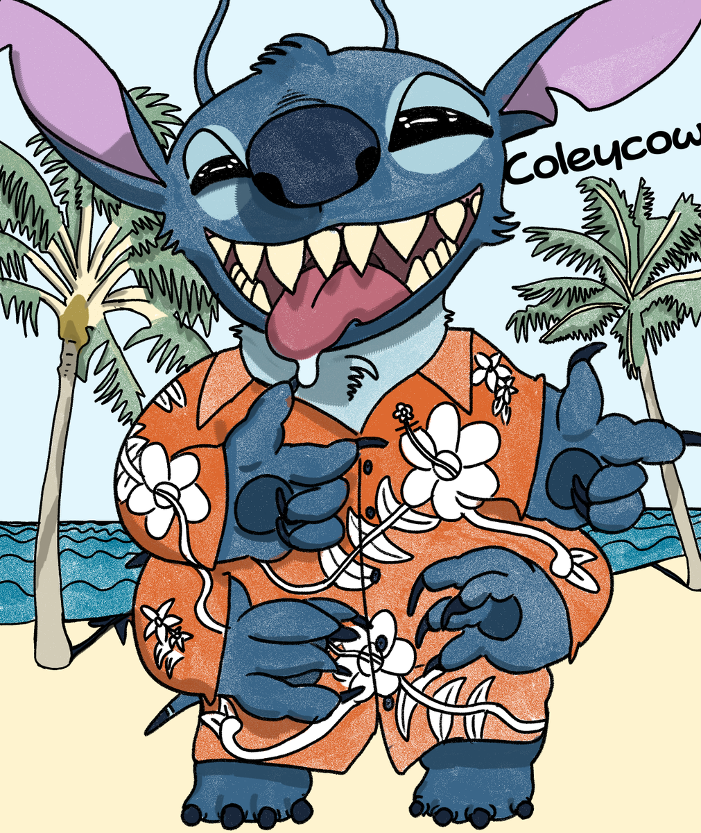 [OC] Stitch fanart! : r/liloandstitch