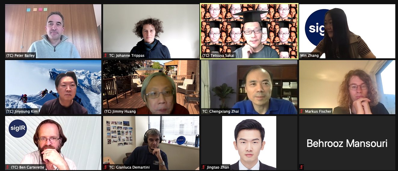 SIGIR 2022 on Twitter: "Happening right now! #studentevent #SIGIR2021 Come and talk to senior ...