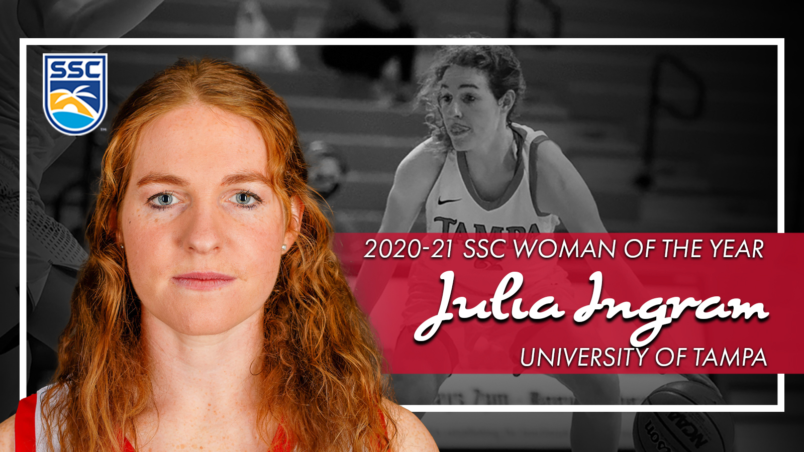 Sunshine State Conference on Twitter: "Julia Ingram from @UofTampa is selected as the SSC Woman ...