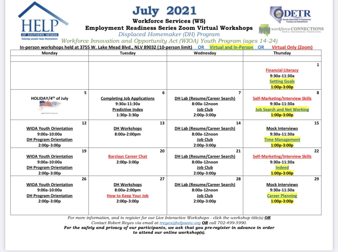 HELP of Southern Nevada – Nevada Volunteers