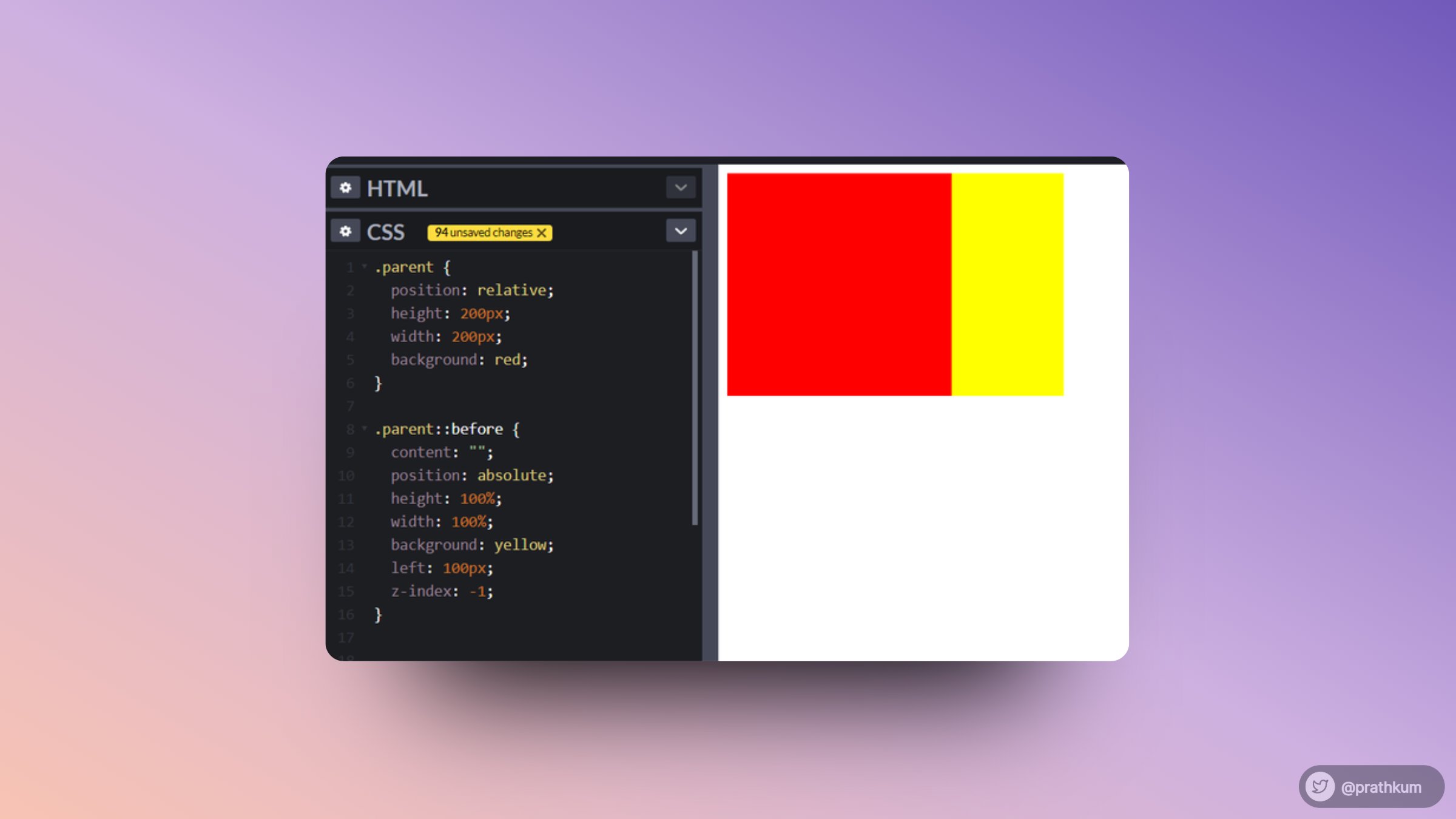 Pratham on Twitter: "Have you found the "z-index" a confusing concept of CSS? Don't worry, the ...