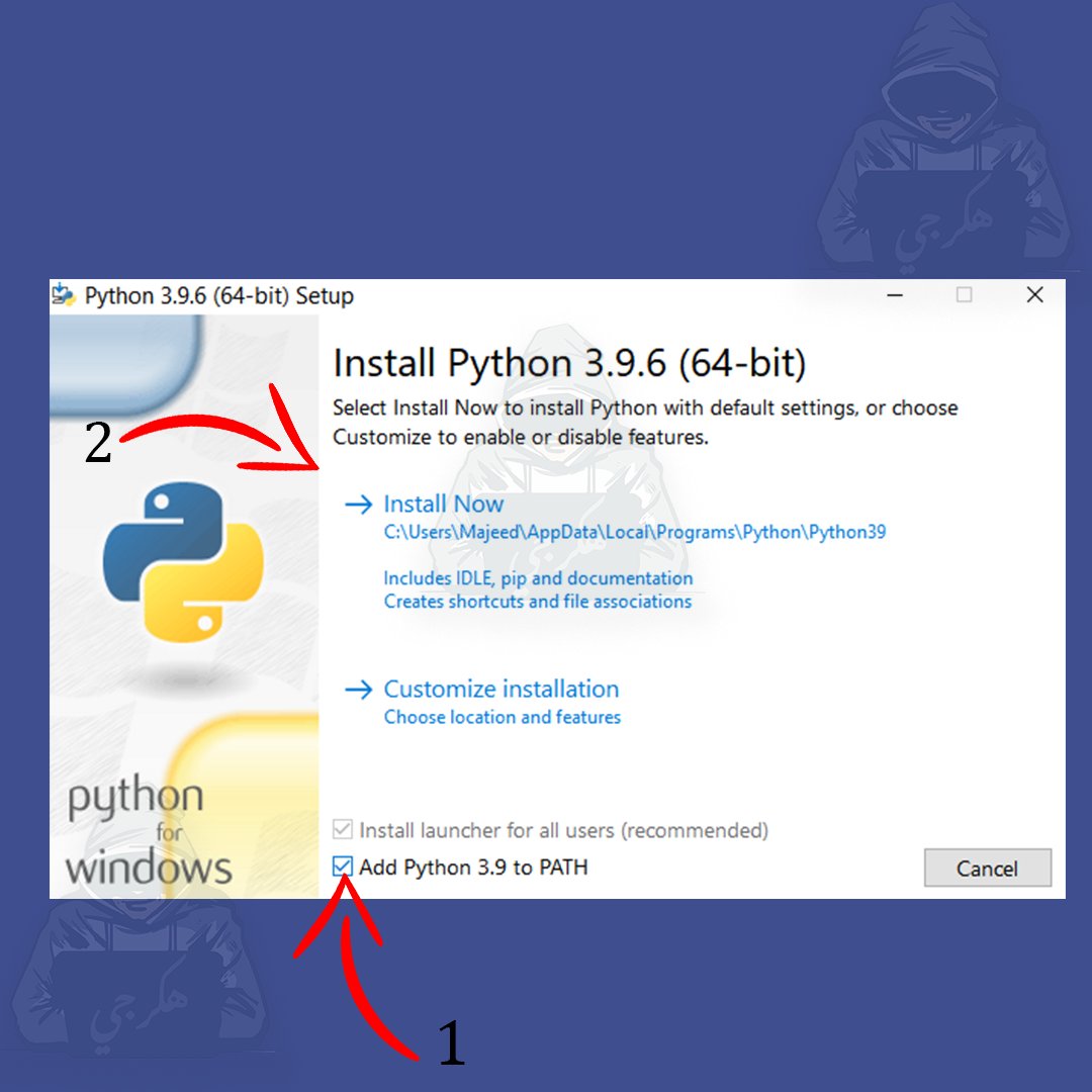 ثريد تثبيت البايثون على نظام ويندوز ⚠️يتبعه ثريد منفصل لتشغيل البايثون ...