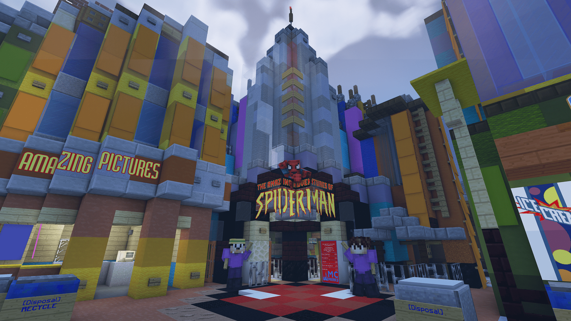 Minecraft Spider Man Map