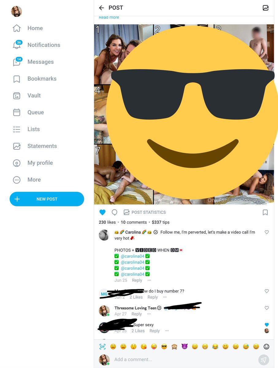 I have no problem whatsoever with other creators subscribing to my page ...