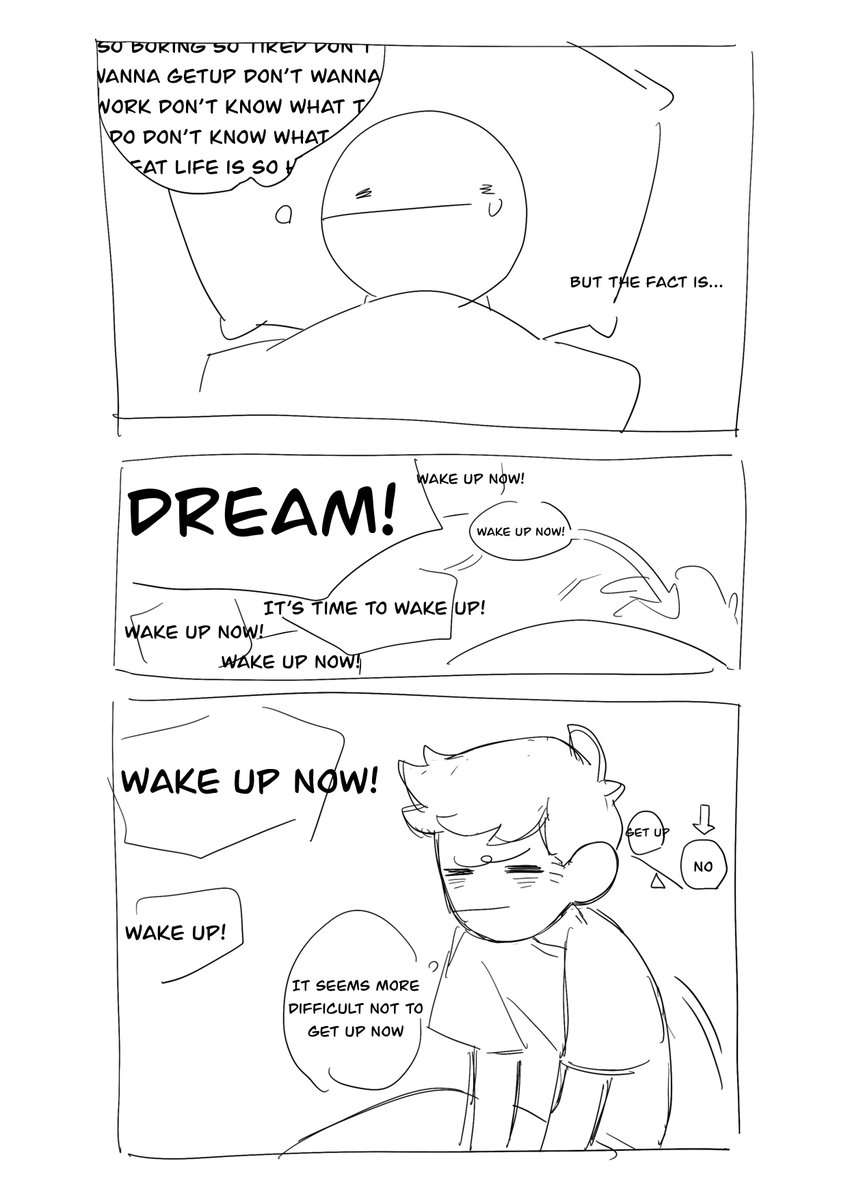 「请原谅我的机翻英语(._.) #dreamnotfound #dreamnotfoundfanart 」voiceoverの漫画