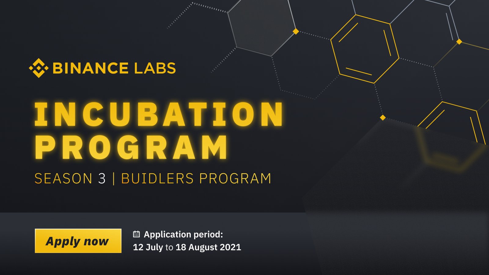 Binance on Twitter: "Introducing Season 3 of the #Binance Labs Incubation Program ️ https://t.co ...