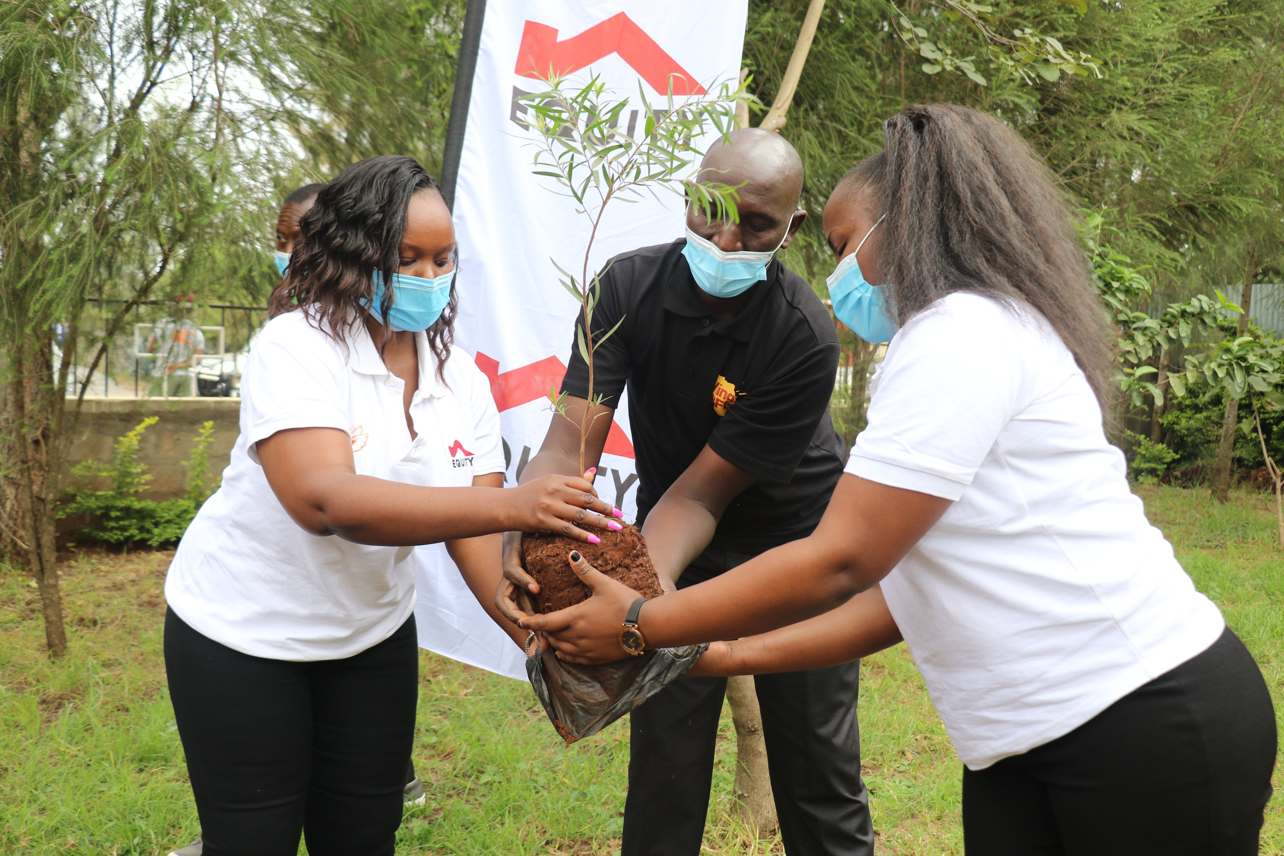 Equity Bank Kenya on Twitter: "Caritas Nairobi Communications Manager Millicent Kamau (L) and ...