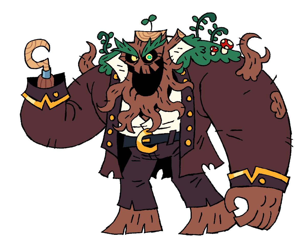 「Captain Root Beard 」|삶은레몬のイラスト