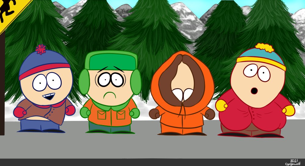 South Park Stan Kyle Cartman Kenny