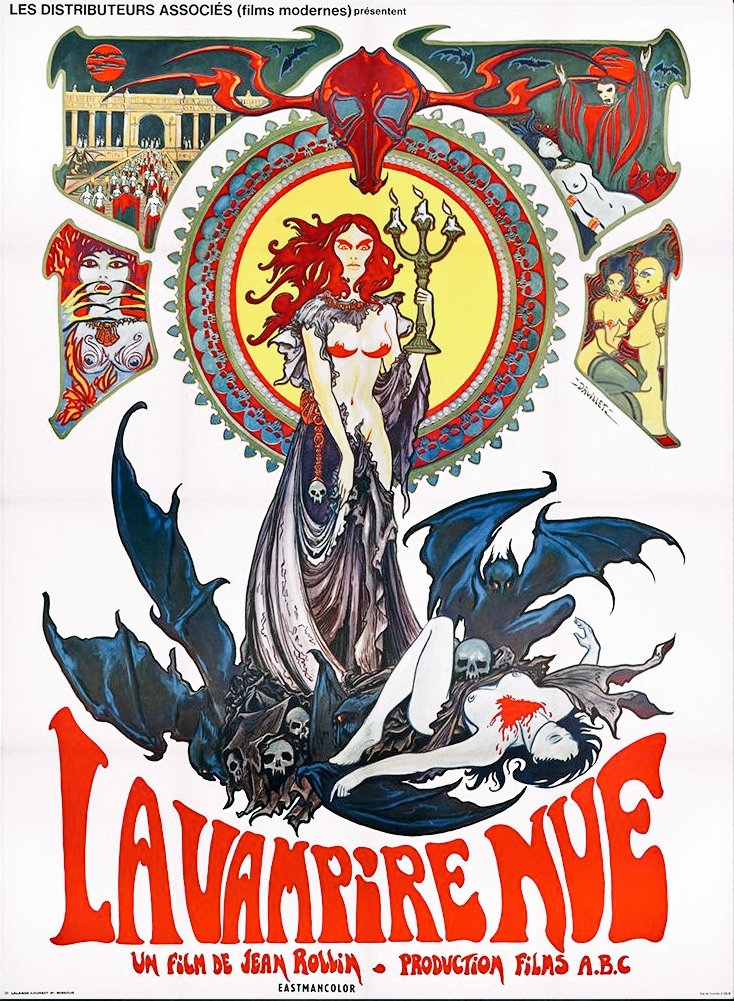 Sexploitation Movie Posters on Twitter: "La Vampire Nue (1970) Director: #JeanRollin Cast: # ...