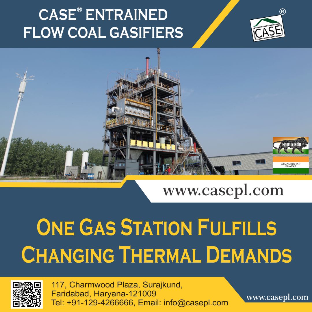 CASE Group on Twitter: "The gas producing capacity of #ENTRAINED FLOW #GASIFIERS can reach up to ...