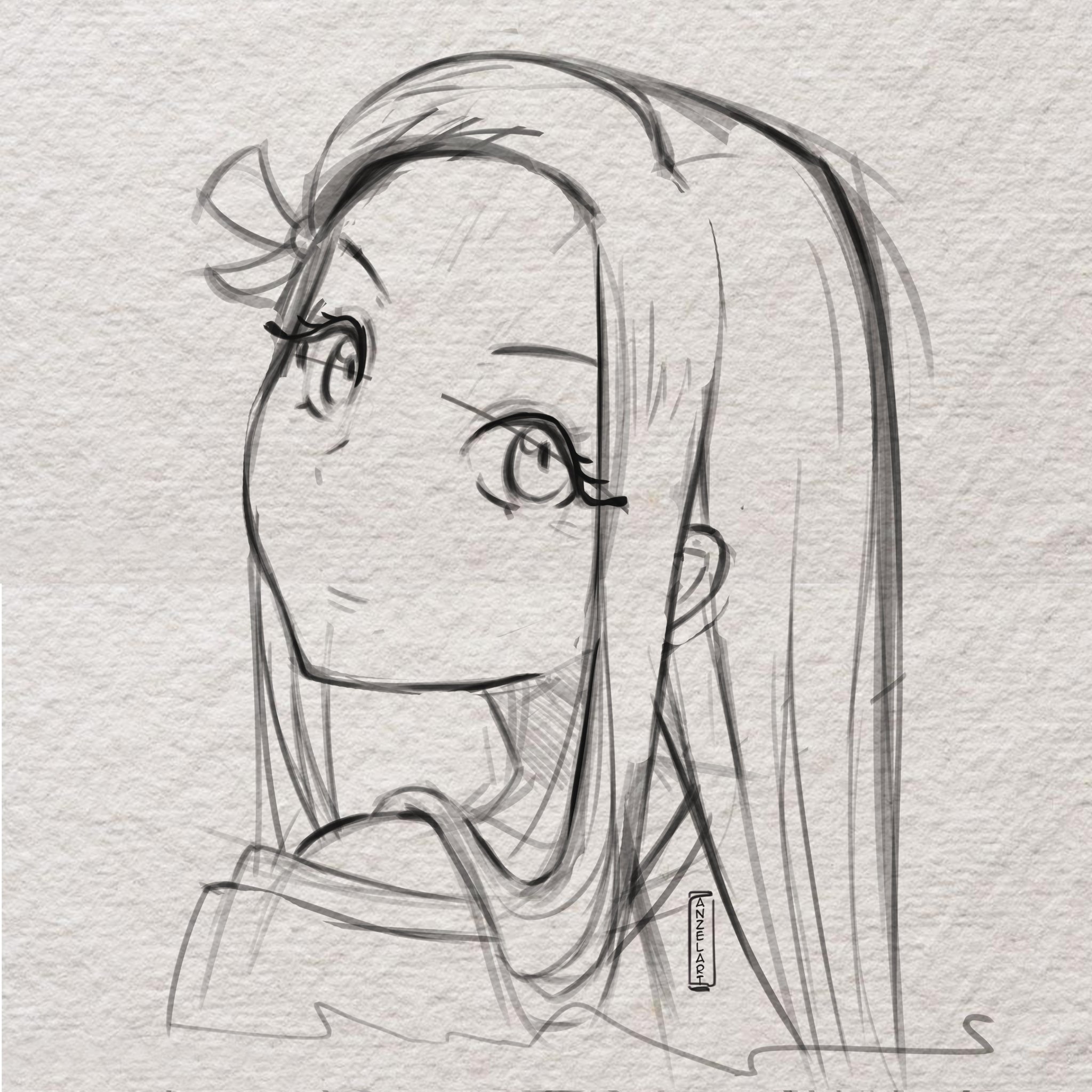 Anime Guy Side View Standing