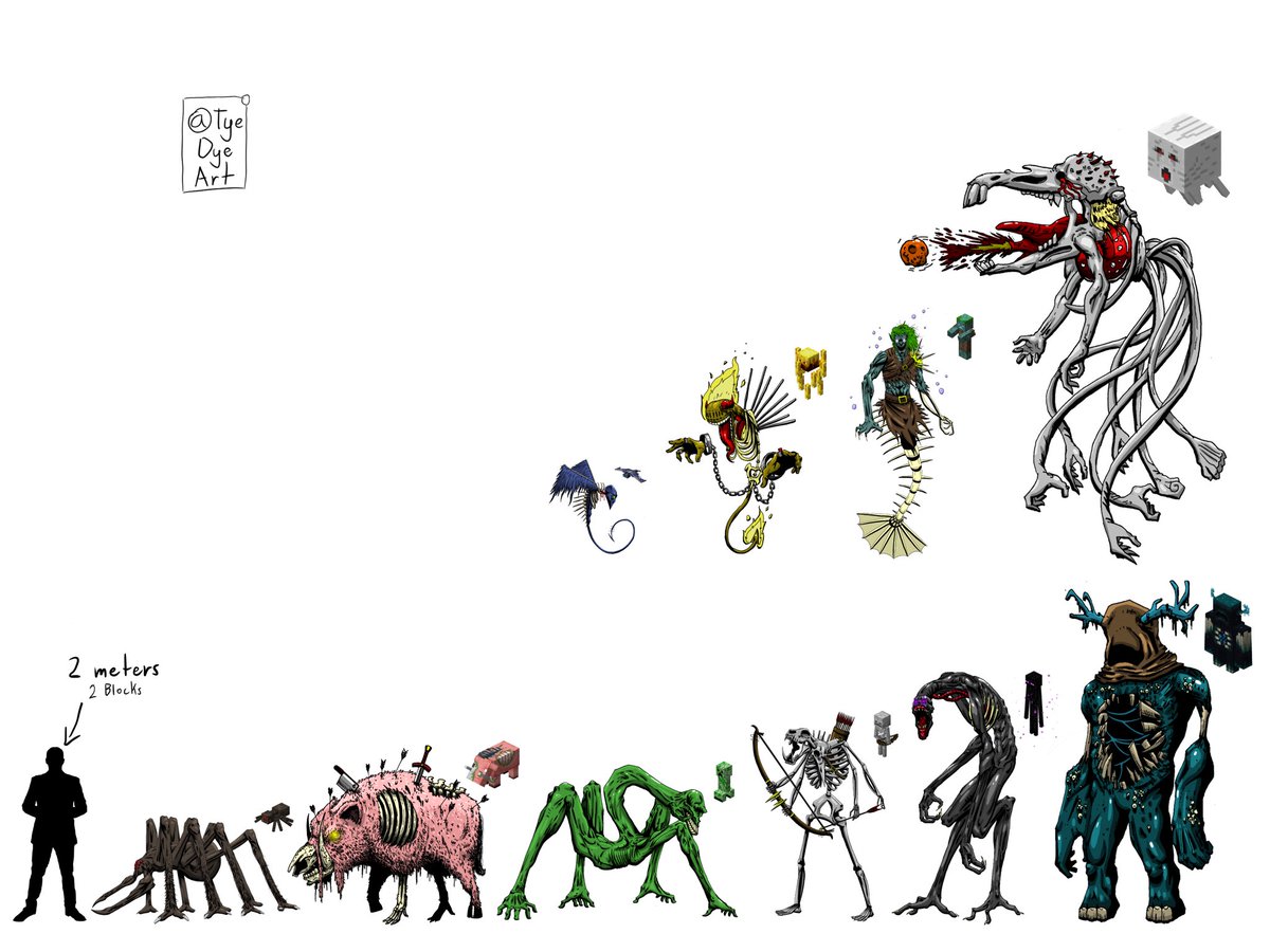 Minecraft Spider Drawing