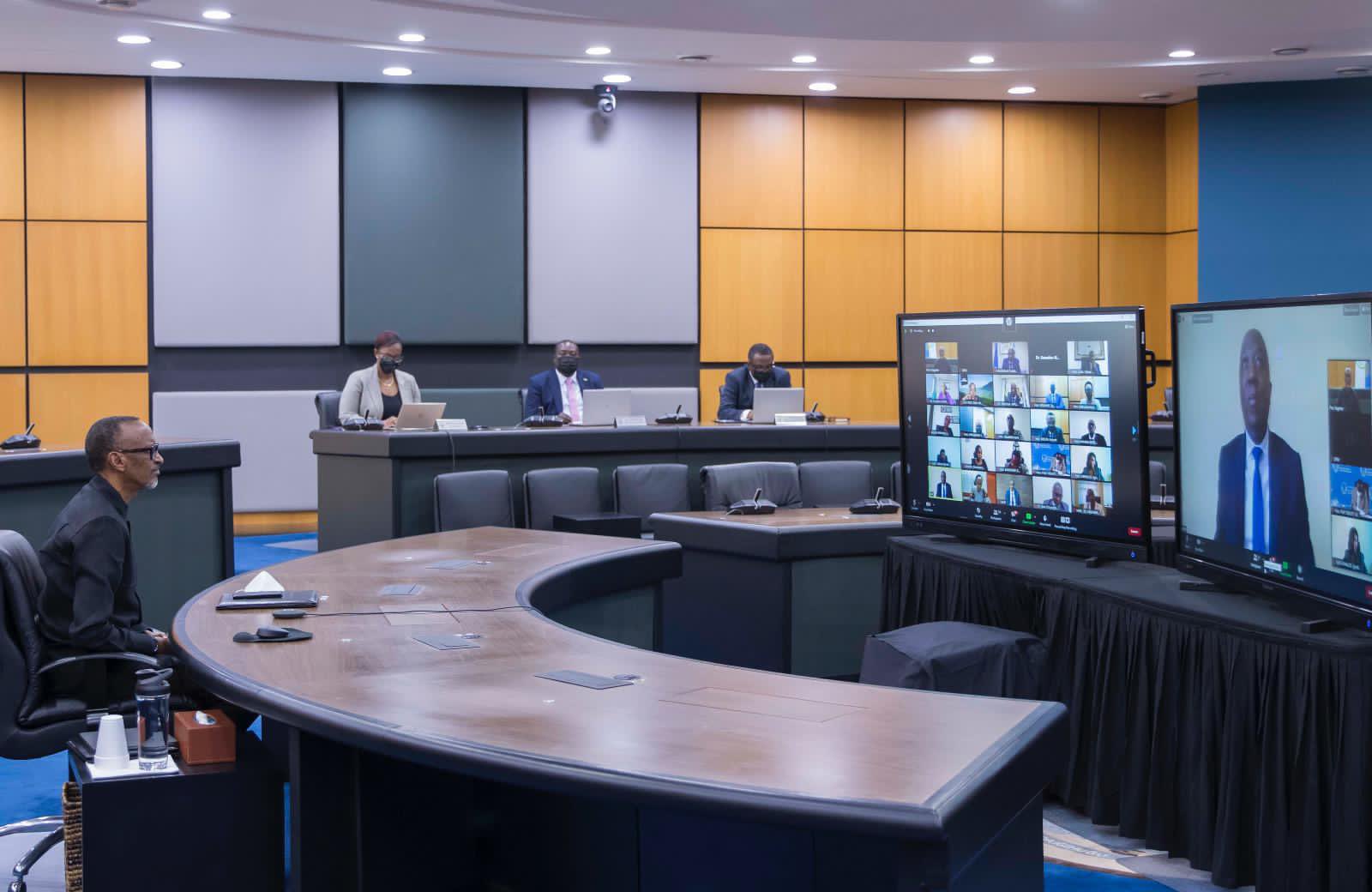 Presidency | Rwanda on Twitter: "President Kagame is now chairing a virtual cabinet meeting ...