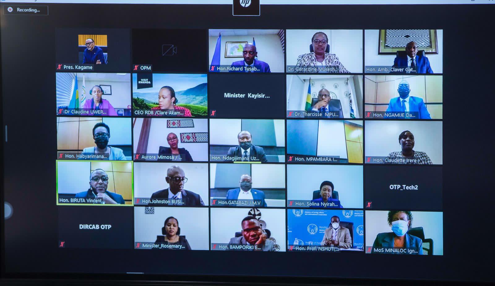 Presidency | Rwanda on Twitter: "President Kagame is now chairing a virtual cabinet meeting ...