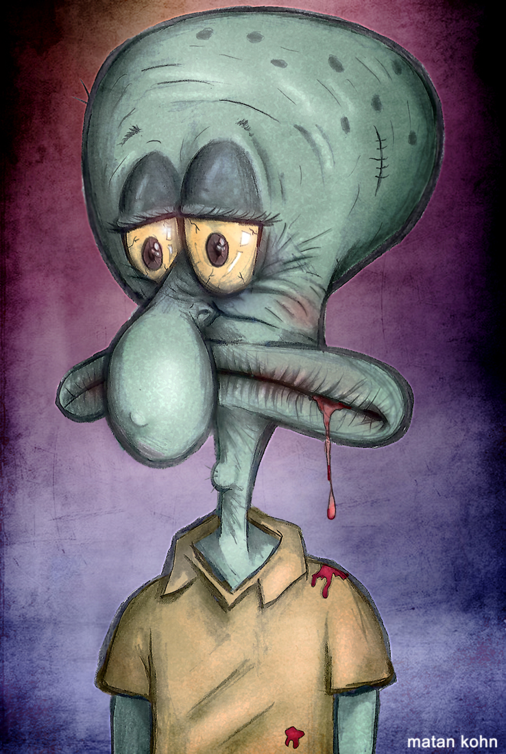 Squidward Tentacles Sad
