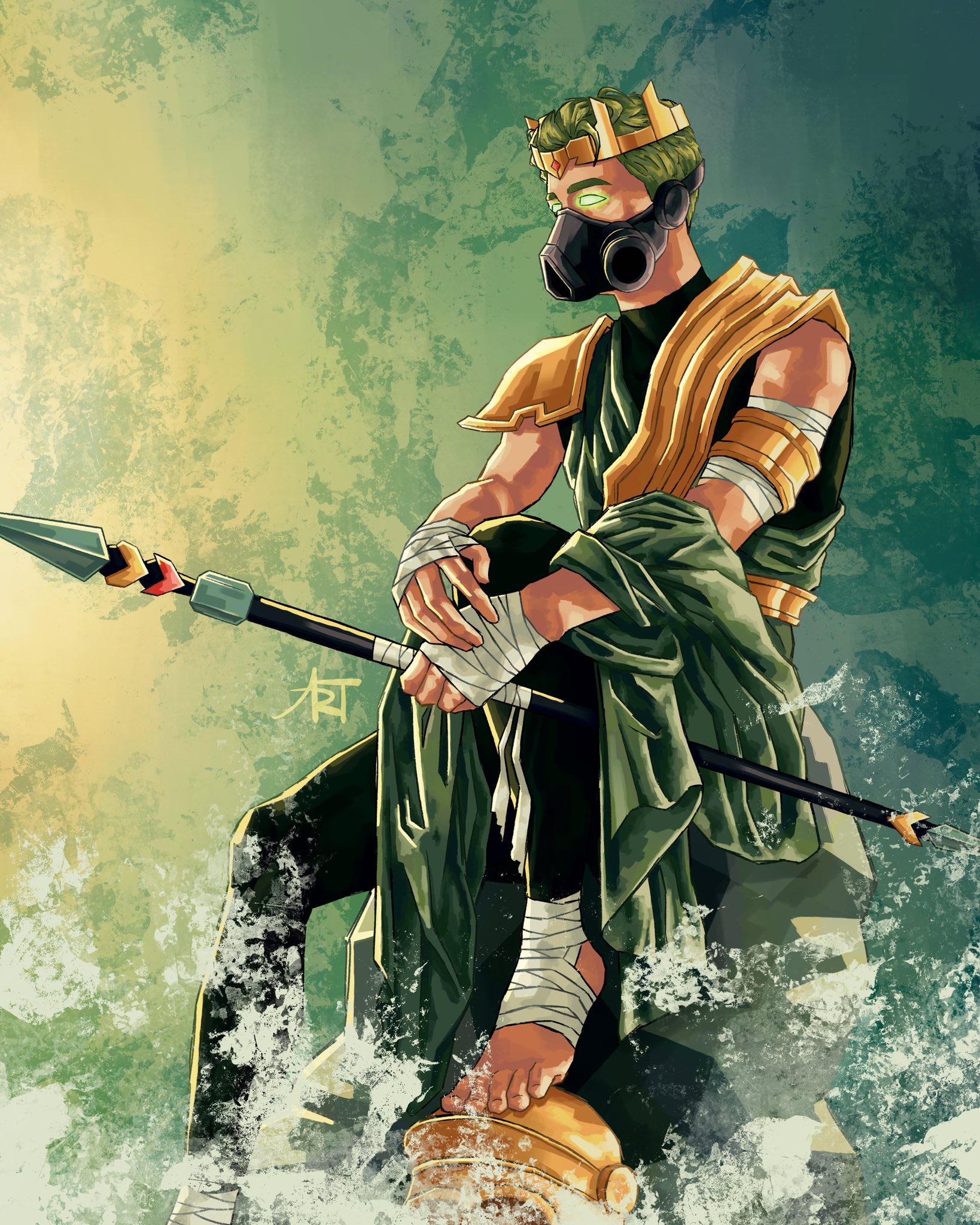 Greek God Ares Drawing