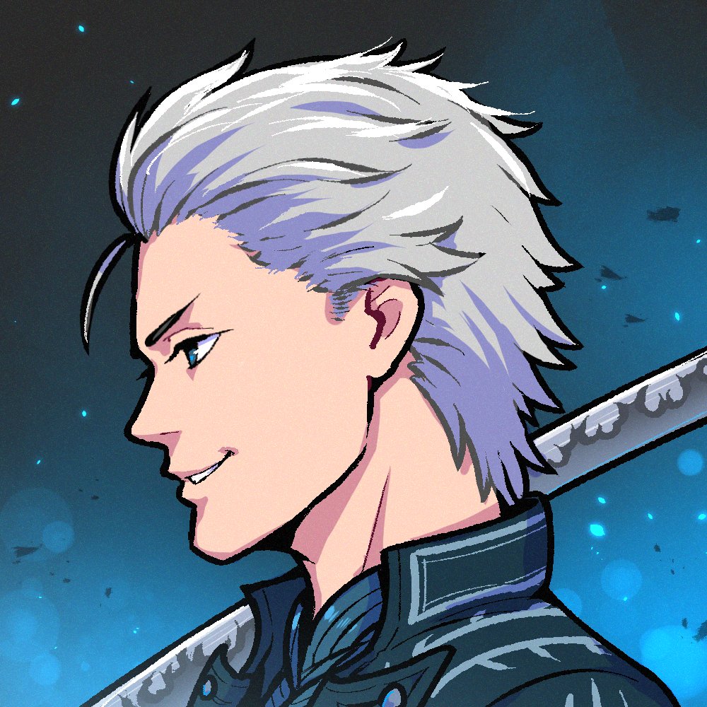 Akai Riot on Twitter: "Vergil profile picture commission https://t.co/xysES5ATMO" / Twitter