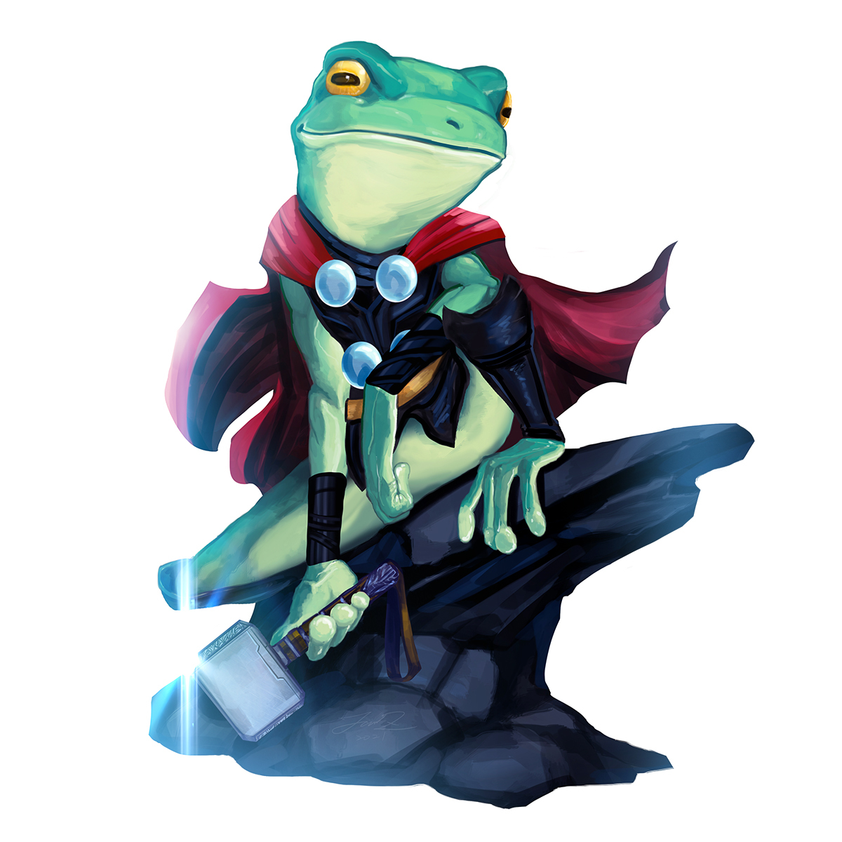 Thor Frog Loki