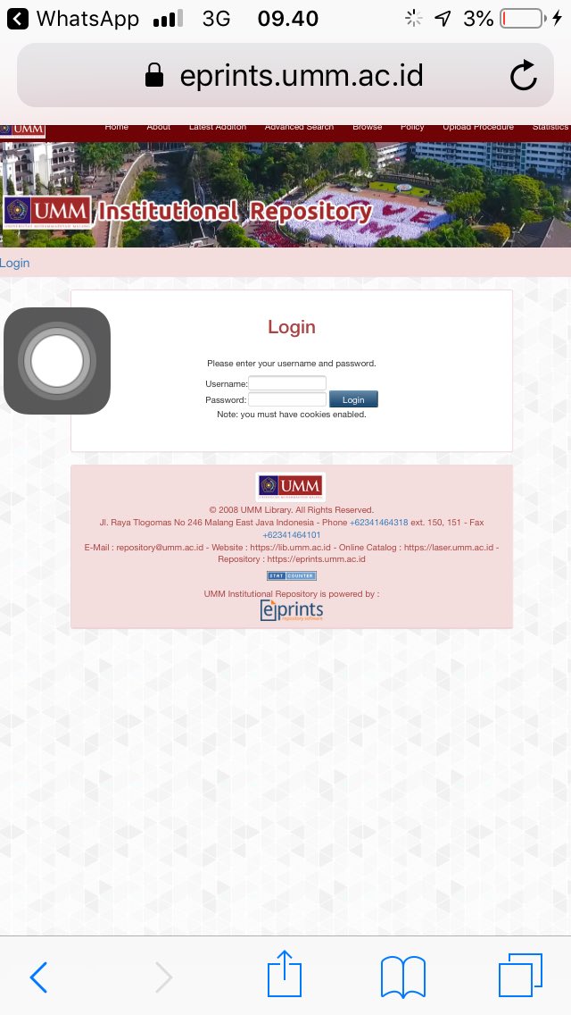 Isya on Twitter: "Ada yang punya temen anak Univ Muhammadiyah Malang ga? Atau yang pernah login ...